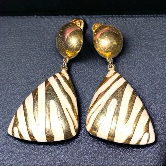 Vintage | Jewelry | Vintage Tiger Zebra Lion Panther Animal Print ...